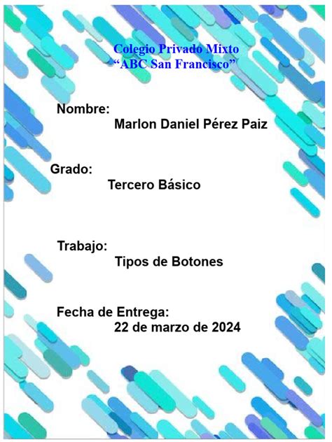 Tipos De Botones Pdf