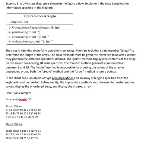 solved exercise 3 a uml class diagram is shown in the