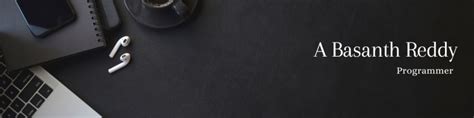 A Basanth Reddy On Linkedin 365daysofcodechallenge