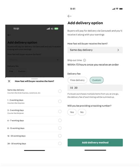 Setting Default Delivery Configuration For Your ‘buy Button Listings