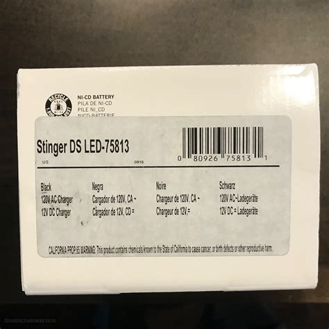 Streamlight 75813 Stinger Ds 425200100 Lumens C4 Led Aluminum Black 3