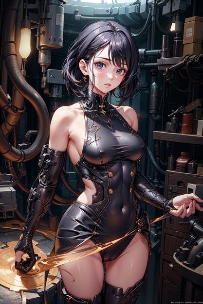 Premium Ai Image Mecha Robot Girl
