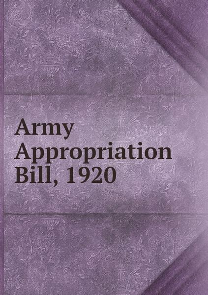 Army Appropriation Bill 1920 купить с доставкой по выгодным ценам в интернет магазине Ozon
