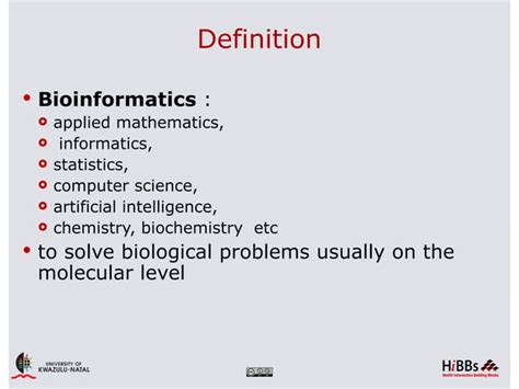 Introduction To Bioinformatics Slides Ppt