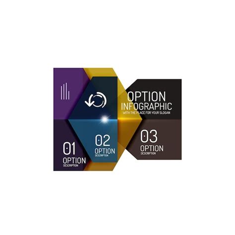 Premium Vector Paper Business Option Button Infographic Templates