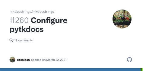 configure pytkdocs · issue 260 · mkdocstrings mkdocstrings · github