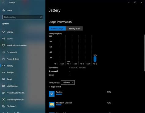 Closer Look At Windows 10s New Battery Settings Arriving Later This Year