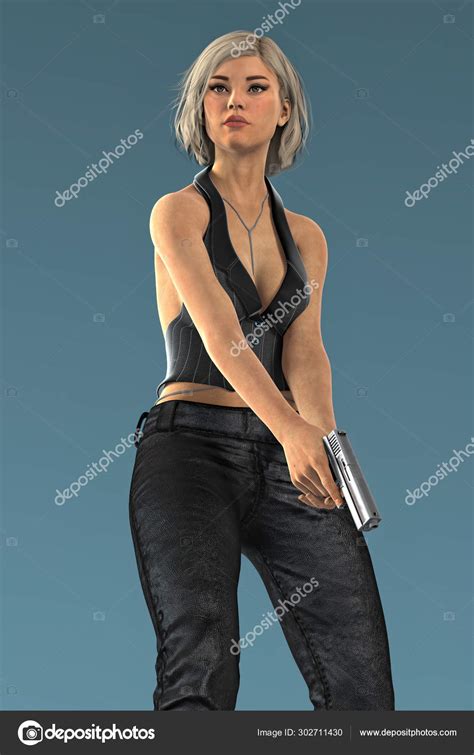 Female Assassin Gun