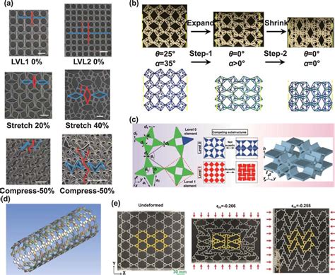 Soft Auxetic Materials Constructed Through A Hierarchical Design Download Scientific Diagram
