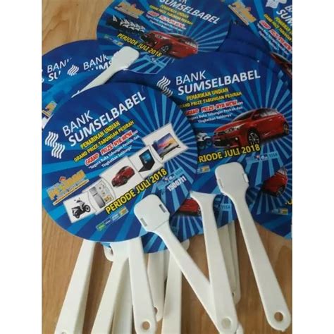 Jual Kipas Bulat Kipas Custom Kipas Custom 2 Sisi Kipas Custom Murah Kipas Kerang Shopee