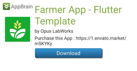 Farmer App Flutter Template For Android Free App Download