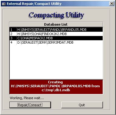 REPAIRING COMPACTING DATABASE WITH VBA LEARN MS ACCESS TIPS AND TRICKS