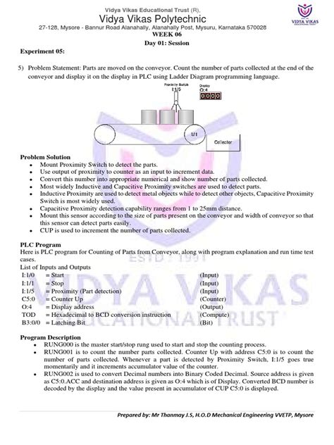 Automation And Robotics Week 06 Theory Notes 20me51i Pdf