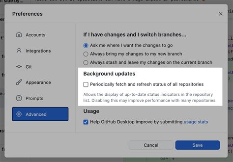 Option To Disable Auto Fetching Background Fetching In Desktop · Issue 1128 · Desktopdesktop