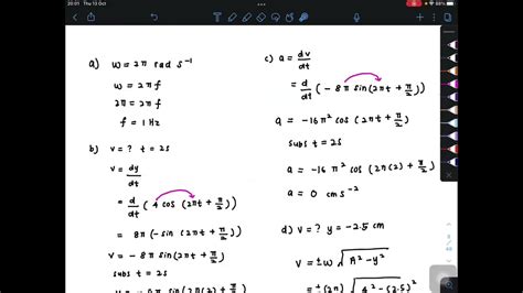 7 2 Graphs Of Shm Youtube