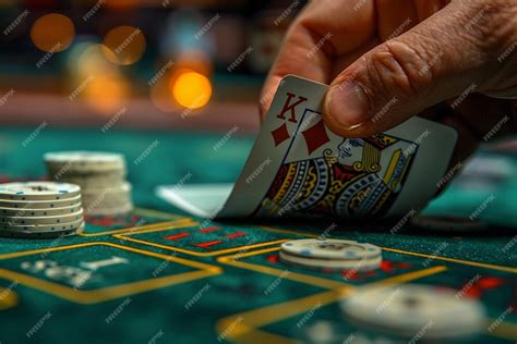 Premium Photo Closeup Of A Hand Shuffling A Deck Of Cards