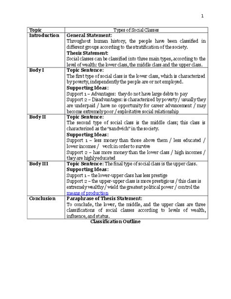Doc Types Of Social Classes