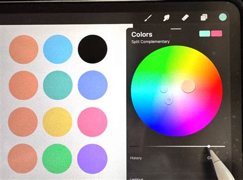 Unique Color Palettes On Procreate Free Worksheet