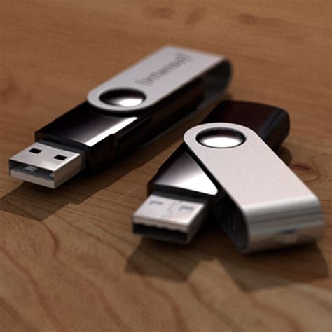 D Usb Stick Model