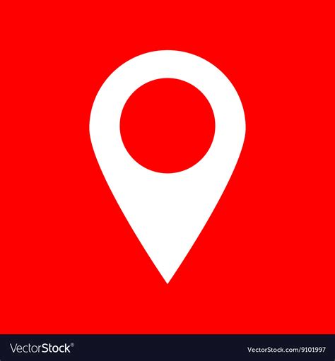 Mark Pointer Sign Royalty Free Vector Image VectorStock