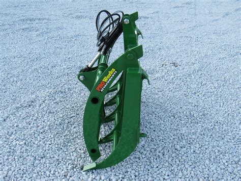 48″ Compact Tractor Root Rake Clam Grapple Fits John Deere Loader