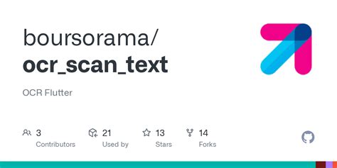 GitHub Boursorama Ocr Scan Text OCR Flutter