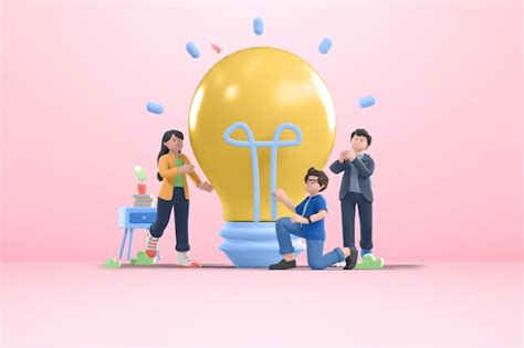 premium photo problem solving 3d illustration