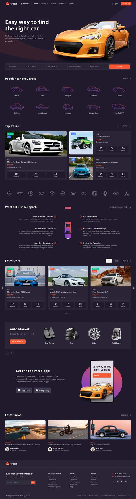 Finder Multipurpose Directory And Listing Wordpress Theme By Madrasthemes