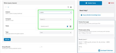 displaying all user reviews on single user page — jetengine crocoblock