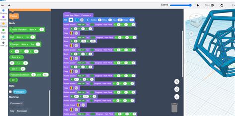 Codeblocks Fidget Tinkercad