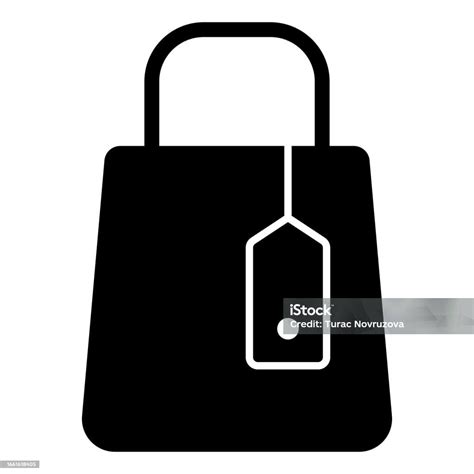 쇼핑백 솔리드 아이콘입니다 흰색으로 분리된 패키지 벡터 그림을 저장합니다 쇼핑몰 가방 글리프 스타일은 앱을 위해 디자인되었습니다 Eps 10 0명에 대한 스톡 벡터 아트 및
