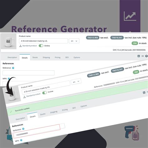 Auto Generate Reference Product And Combinaison Prestashop My Presta