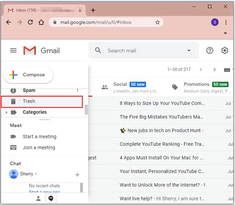 how to empty trash in gmail and delete emails permanently minitool