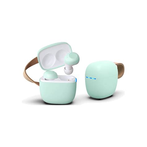 Aiwa Tws Pg Bluetooth Earphones Pale Green Cacellular
