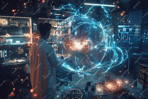 Quantum Teleportation Experiment In Scientists Lab Premium Ai