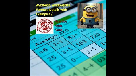 Average Excel Tutorial Averageifs Practice With Sam Excel