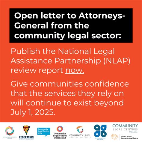 Open Letter To Attorneys General Clcs Australia