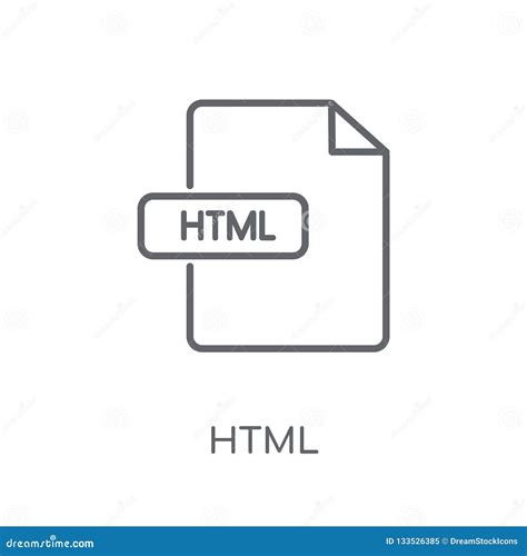 Html 5 Logo Editorial Illustrative On White Background Cartoondealer