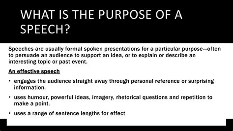SOLUTION Igcse Speech Studypool