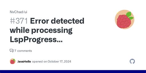 Error Detected While Processing Lspprogress Autocommands For Begin