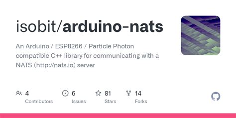 Github Isobitarduino Nats An Arduino Esp8266 Particle Photon