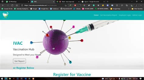 Github Ashleyalexjacob Ivac Vaccination Hub The All In One Vaccination Management