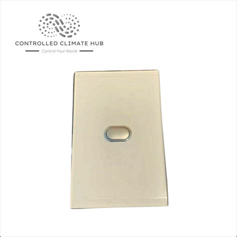 Izone Wireless Temperature Sensor On Off Function Button White Controlled Climate Hub