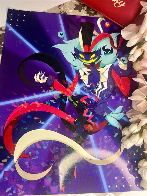 Helluva Boss Asmodeus Poster Etsy