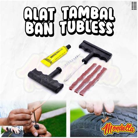 Jual Alat Tambal Ban Tubless Tubeless Tubles Mobil Motor Racing 1 Paket