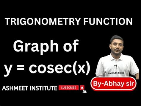 Graph Of Cosec X Graph Of Trigonometric Function YouTube