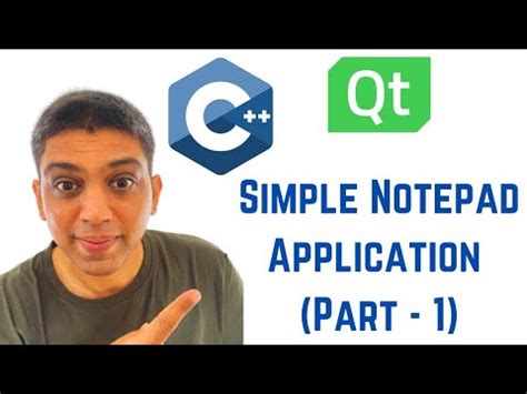 Qt Tutorials For Beginners Simple Notepad Application Part YouTube