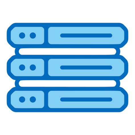 Server Generic Blue Icon