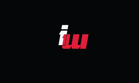 Alphabet letters Initials Monogram logo IW, WI, I and W 10806316 Vector ...