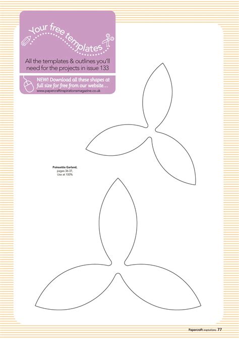 Free Templates From Papercraft Inspirations 133 Papercraft
